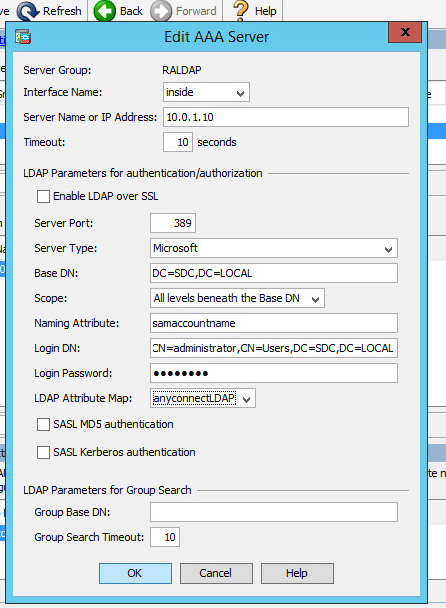 Cisco Asa Anyconnect Vpn With Active Directory Authentication