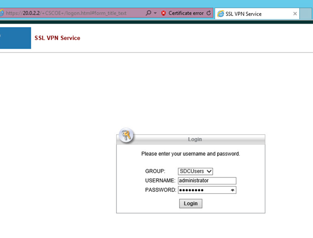 Cisco Asa Anyconnect Vpn With Active Directory Authentication